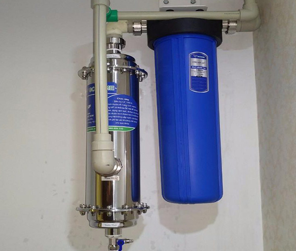 Bộ lọc tổng chung cư -màng siêu lọc UF Inox + lõi lọc bông - Lọc Nước ...